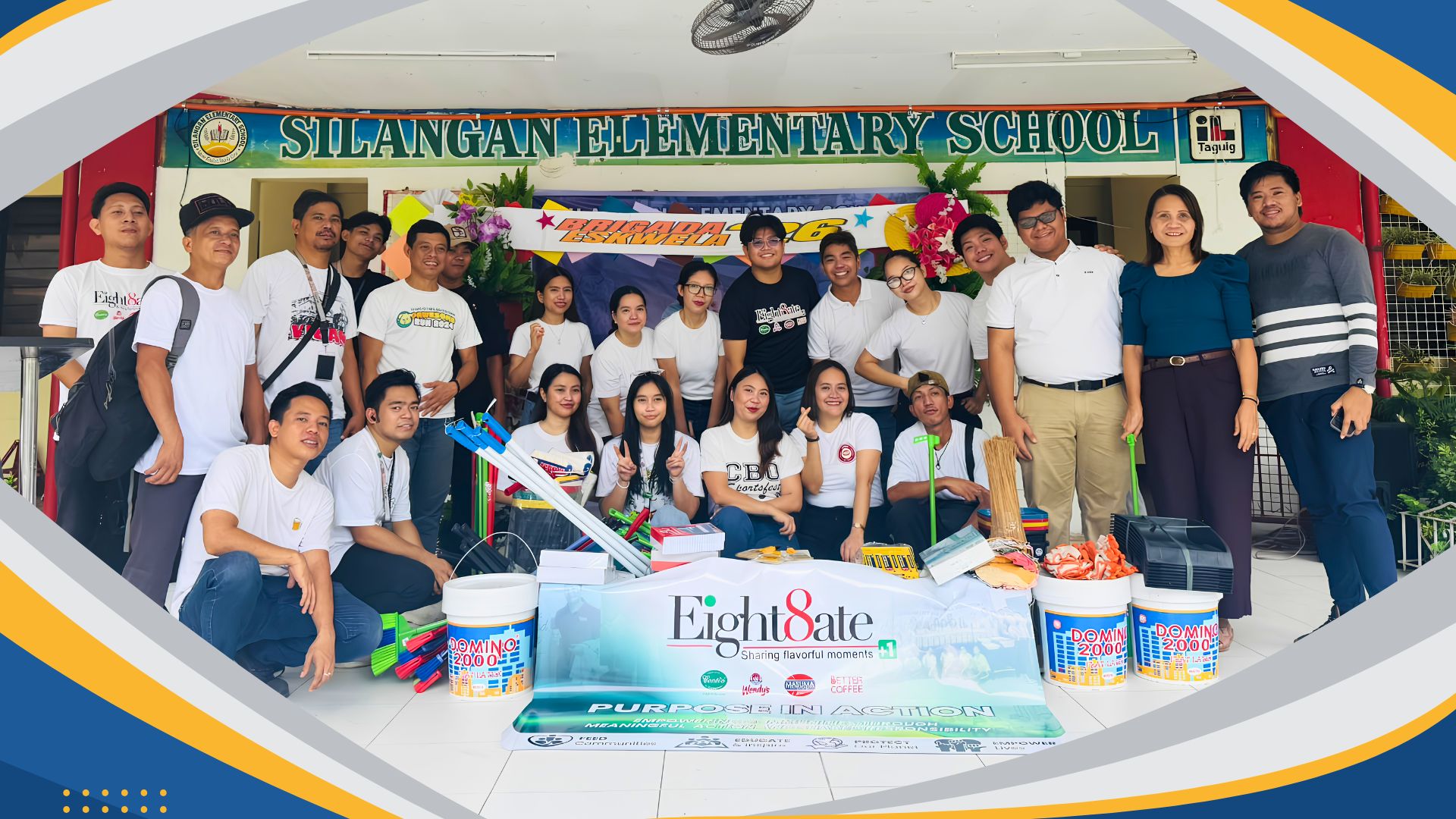 Eight8Ate Volunteers Bring Purpose Into Action Through Brigada Eskwela ...